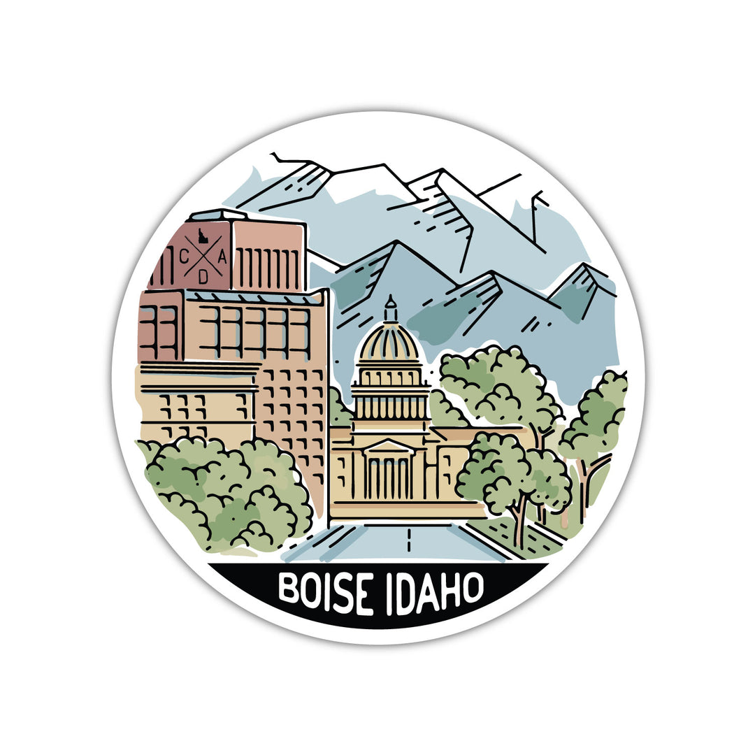 All Coeur d'alene, Idaho & PNW Stickers and Decals – CDA IDAHO Clothing ...