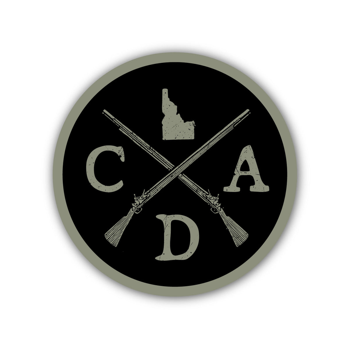 Musket Tee & Sticker Bundle – CDA IDAHO Clothing Company
