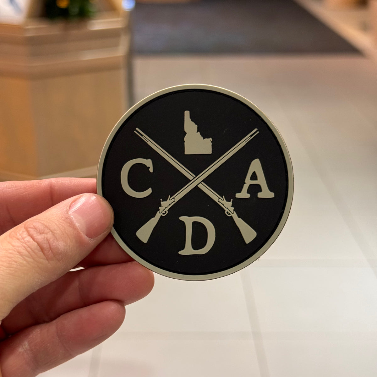 PVC Musket Logo Patch Velcro Backing (no reverse back) – CDA IDAHO ...