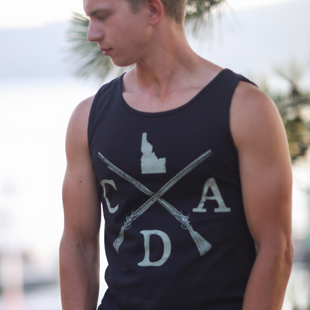 Coeur d'Alene Musket Tank – CDA IDAHO Clothing Company