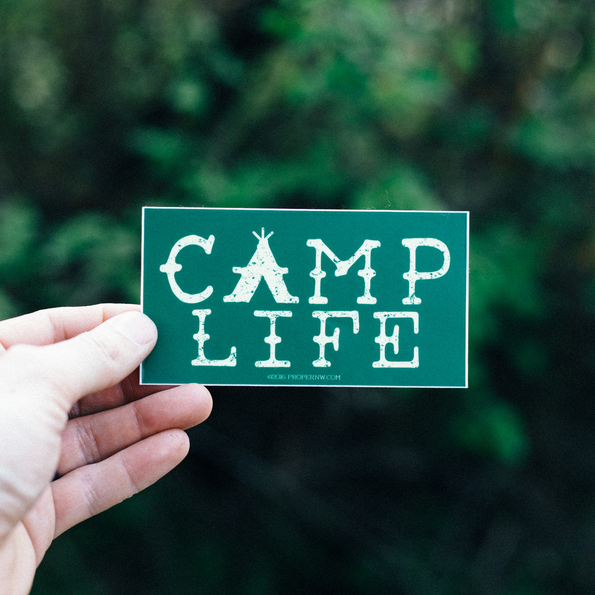Camp Life Sticker – CDA IDAHO Clothing Company