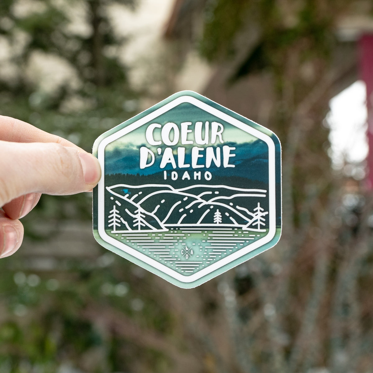 CDA By The Lake Sticker – CDA IDAHO Clothing Company