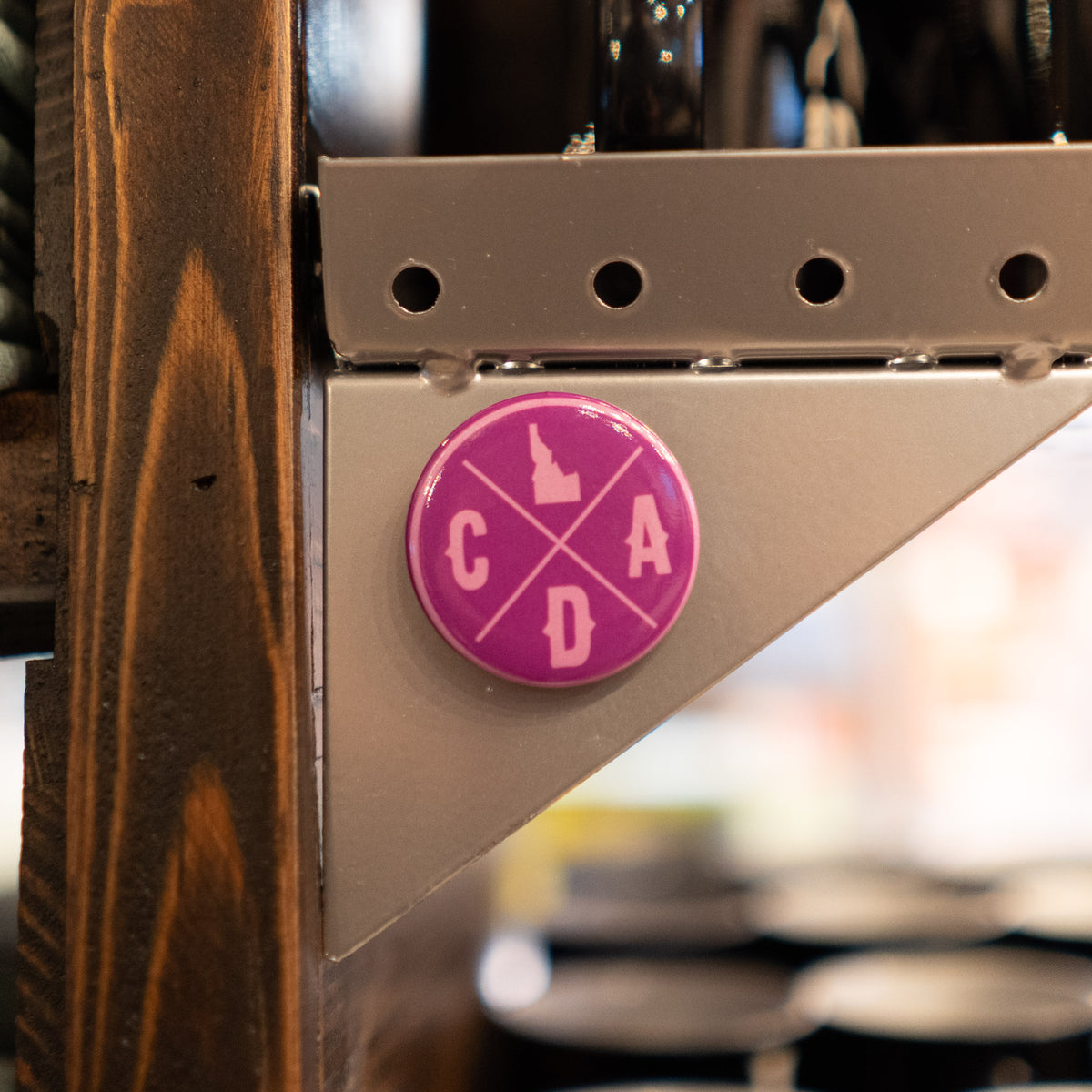 Bold Purple CDA IDAHO Logo Magnet – CDA IDAHO Clothing Company