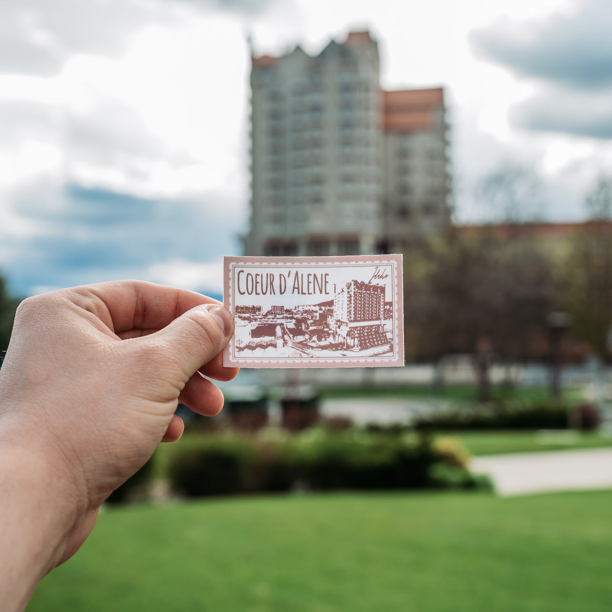 CDA Postage Stamp Sticker – CDA IDAHO Clothing Company