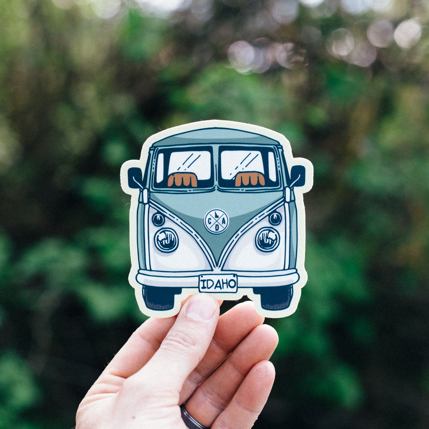 Green Bus Sticker – CDA IDAHO Clothing Company
