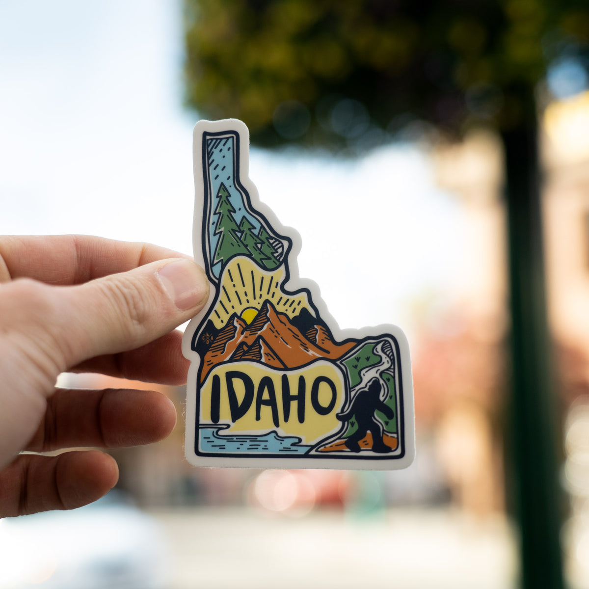 Scenes Of Idaho Sticker – CDA IDAHO Clothing Company
