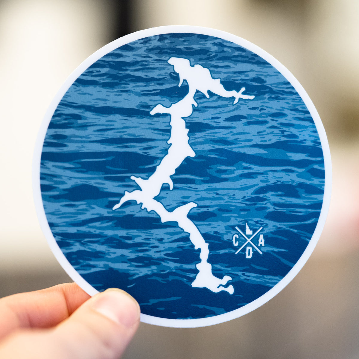 CDA Lake Sticker – CDA IDAHO Clothing Company
