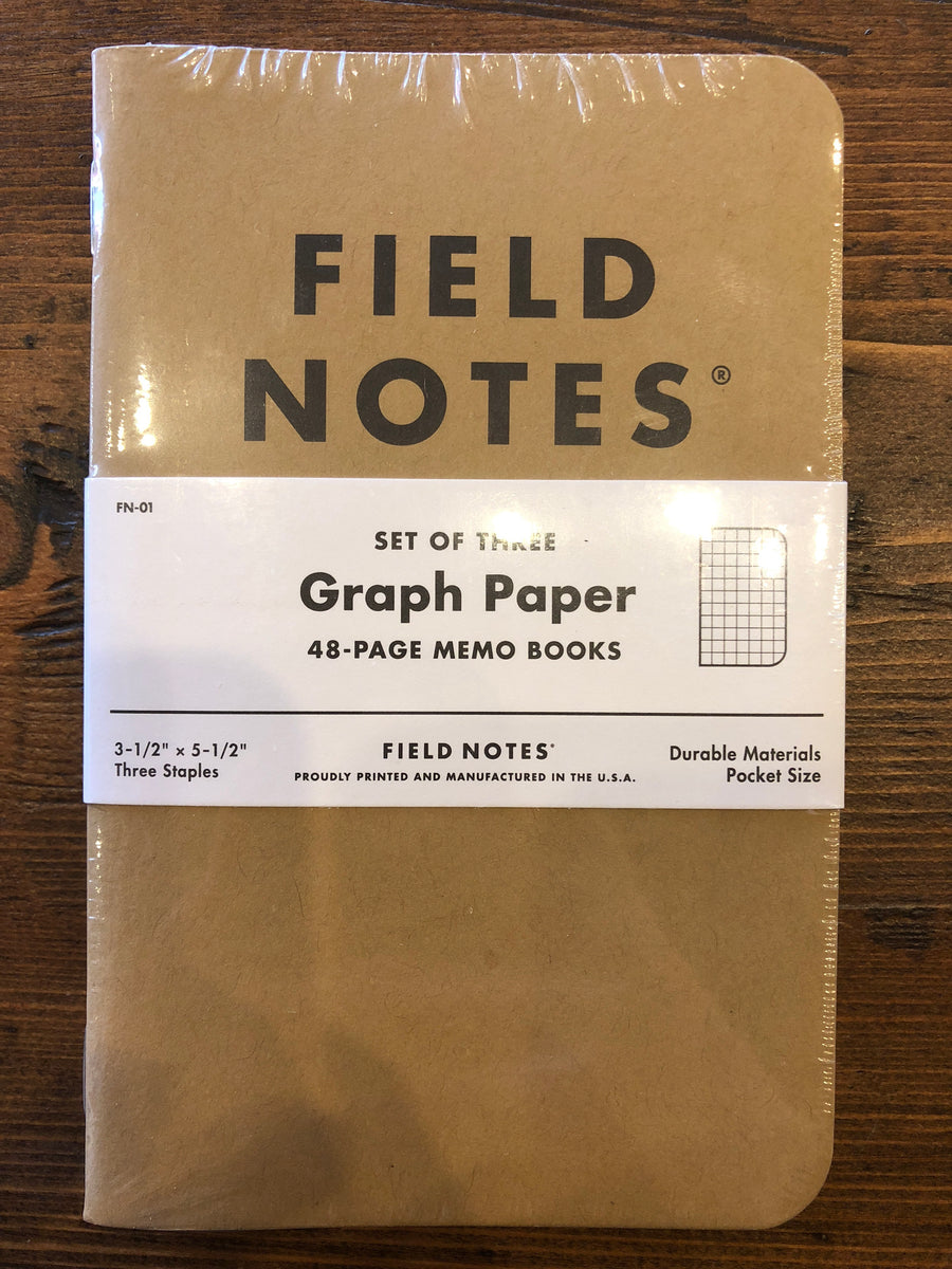 Field Notes Graph Paper – CDA IDAHO Clothing Company